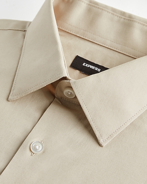 Extra Slim Solid Stretch 1mx Dress Shirt | Express Extra Slim Solid Stretch 1mx Dress Shirt | Express