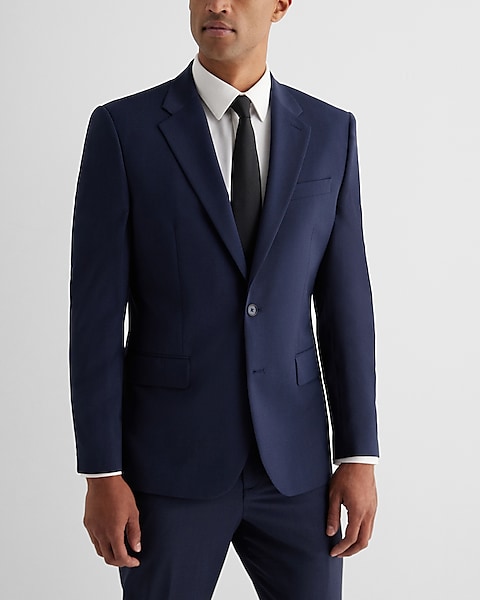 Slim Navy Wool-blend Modern Tech Suit Jacket | Express Slim Navy Wool-blend Modern Tech Suit Jacket | Express