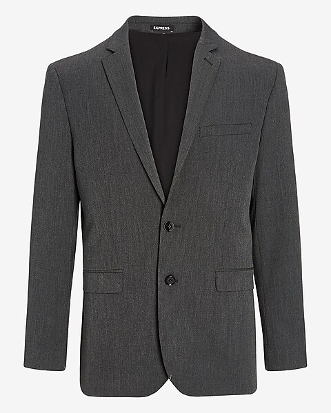 Extra Slim Textured Charcoal Modern Tech Suit Jacket | Express Extra Slim Textured Charcoal Modern Tech Suit Jacket | Express