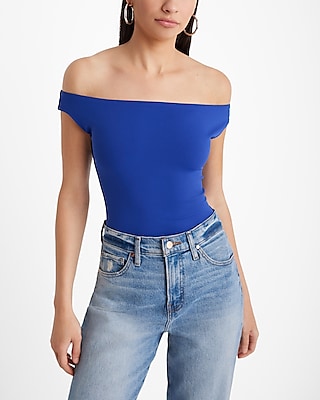 Body Contour High Compression Off The Shoulder Bodysuit