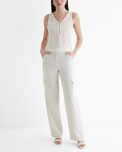 V-neck Quarter Zip Hudson Tank | Express V-neck Quarter Zip Hudson Tank | Express