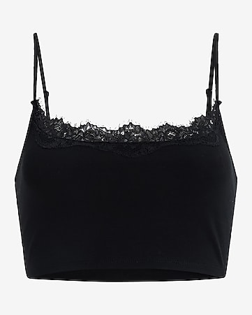 Women's Black Lace Tops - Express Women's Black Lace Tops - Express