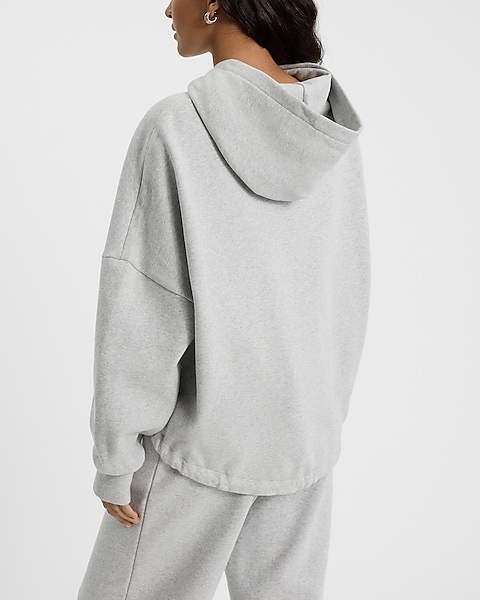 Cinched Bottom Hoodie | Express Cinched Bottom Hoodie | Express
