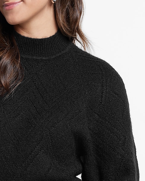 Luxe Open Stitch Po 9613053:pitch Black:xxs | Express Luxe Open Stitch Po 9613053:pitch Black:xxs | Express