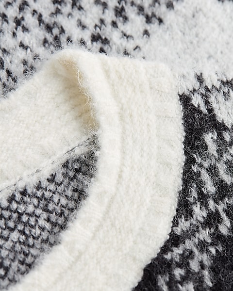 Plaid Crew Neck Sweater | Express Plaid Crew Neck Sweater | Express