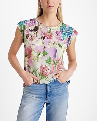 Floral Crew Neck Gramercy Tee
